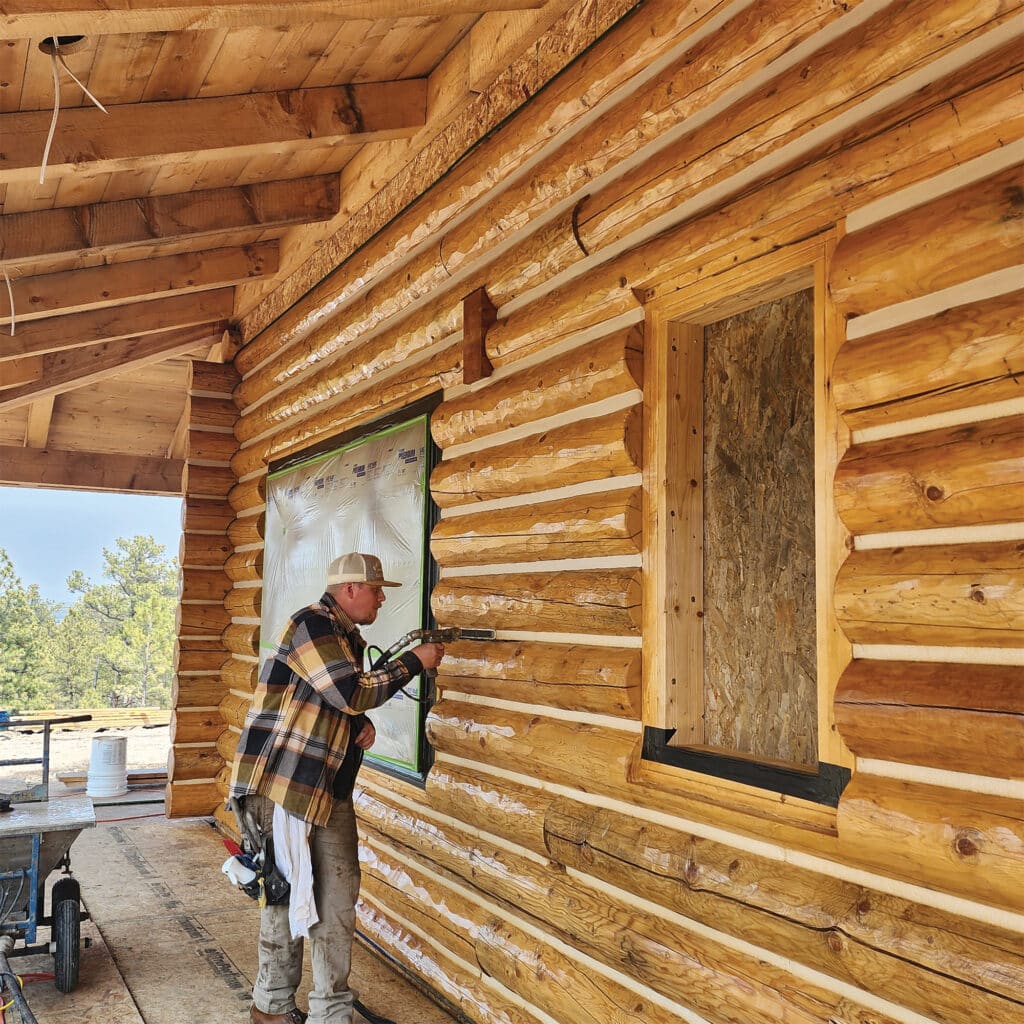 Sashco Log Jam Chinking with 5-Year Warranty Guarantee