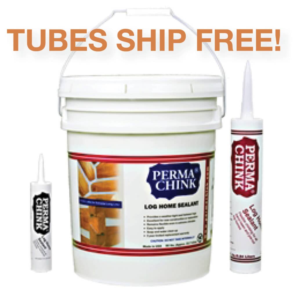 Perma-Chink chinking - PermaChink chinking | Log Home Store Building ...