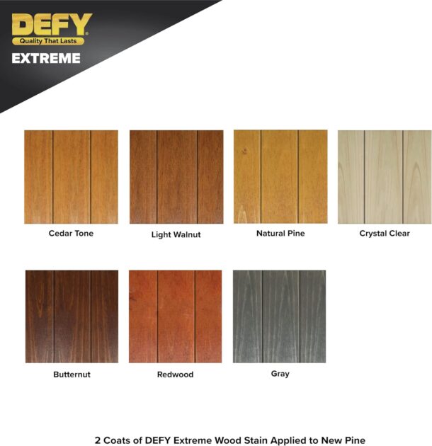 DEFY Extreme Wood Stain: Eco-Friendly Protection