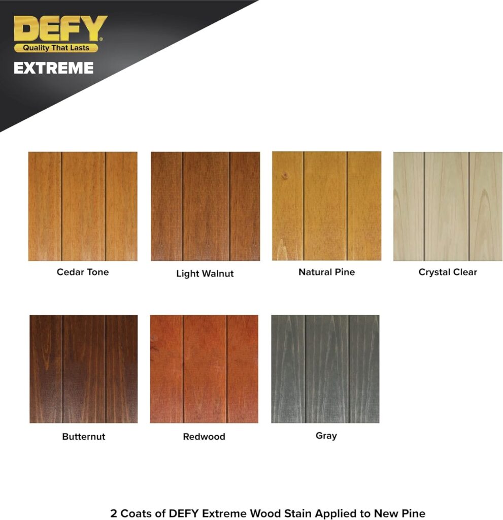 DEFY Extreme Wood Stain: Eco-Friendly Protection