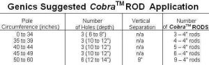 Cobra Borate Rods for Long-Lasting Wood Preservation